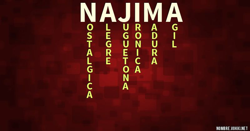 Qué significa najima