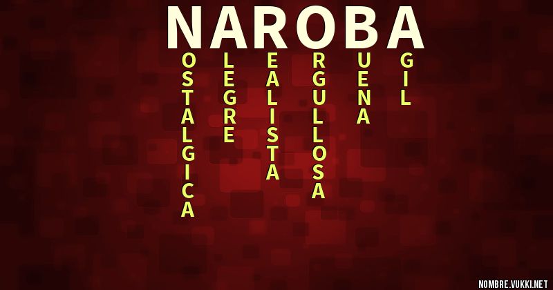 Qué significa naroba