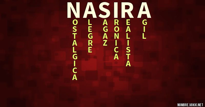 Qué significa nasira