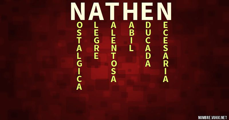 Qué significa nathen