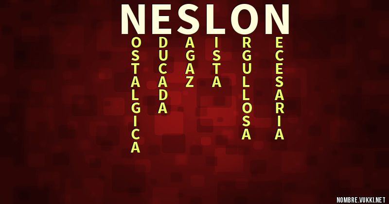 Qué significa neslon