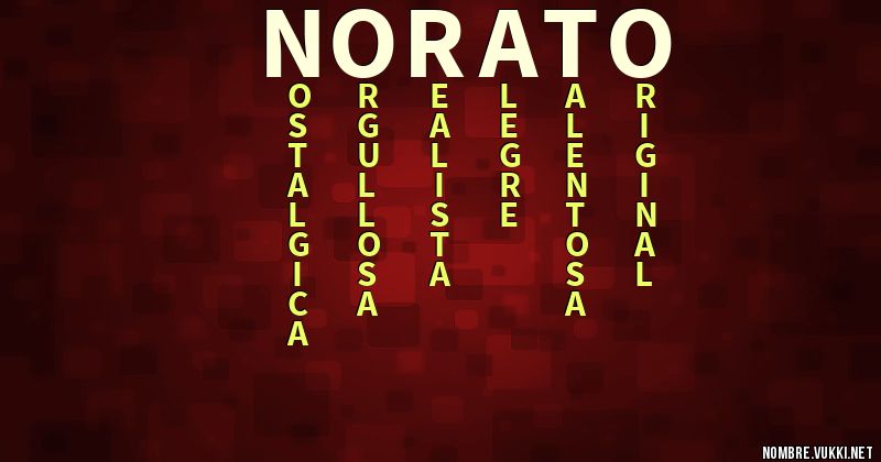 Qué significa norato