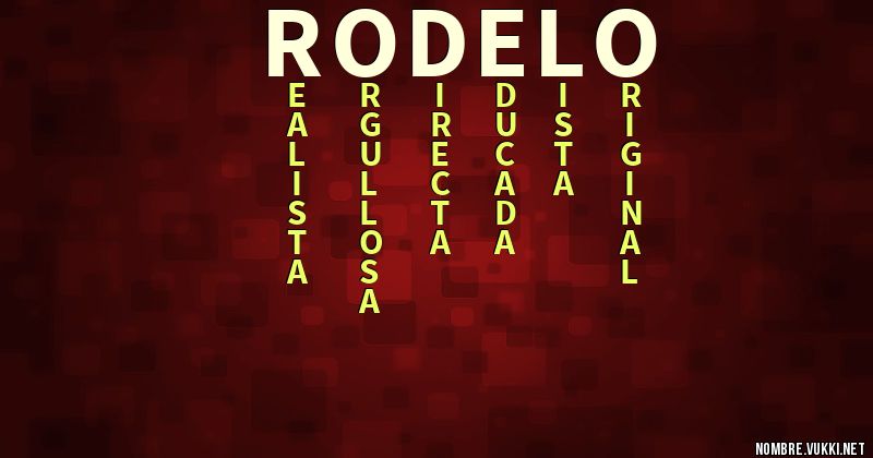Qué significa rodelo