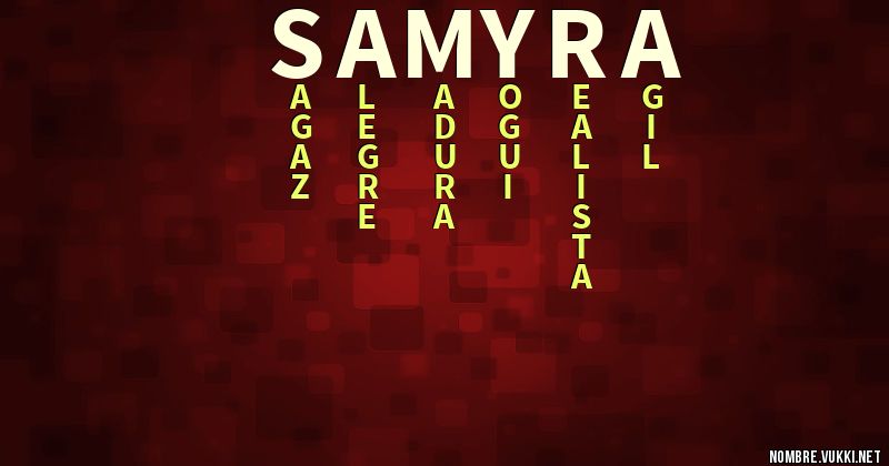 Qué significa samyra