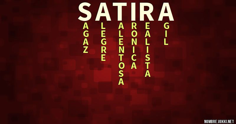 Qué significa satira