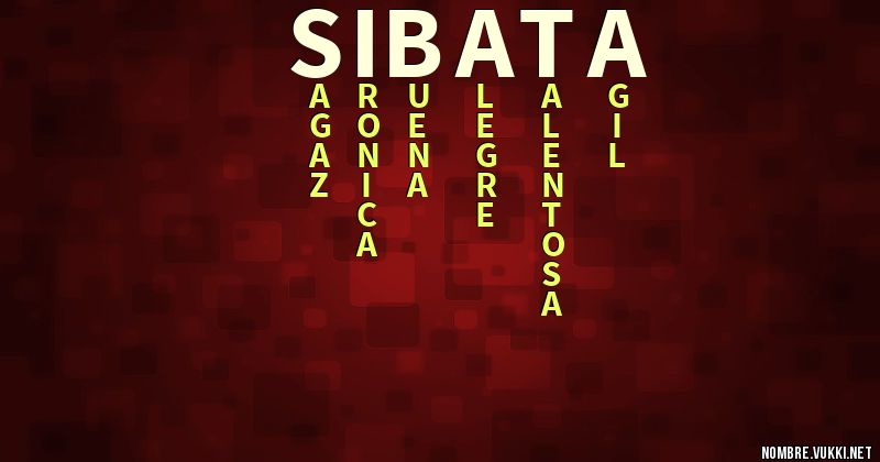 Qué significa sibata