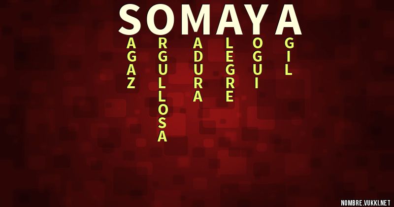 Qué significa somaya