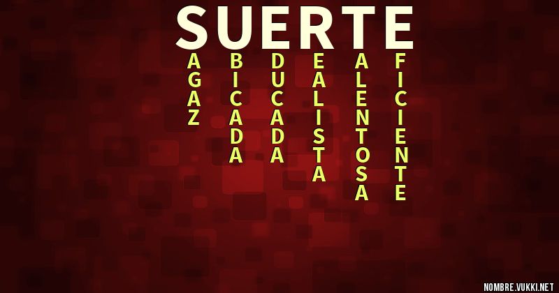 Qué significa suerte