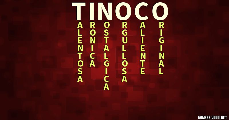 Qué significa tinoco