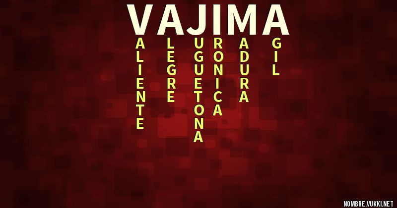 Qué significa vajima