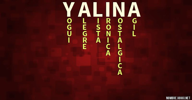 Qué significa yalina