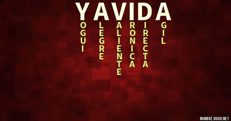Qué significa yavida