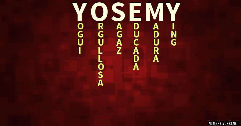 Qué significa yosemy