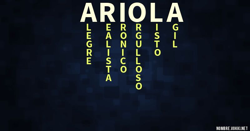 Qué significa ariola