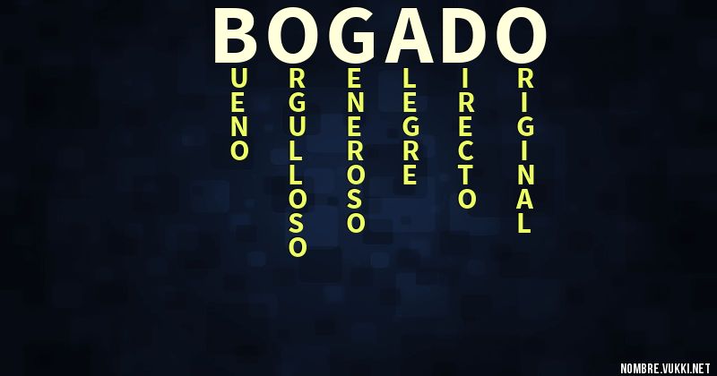 Qué significa bogado