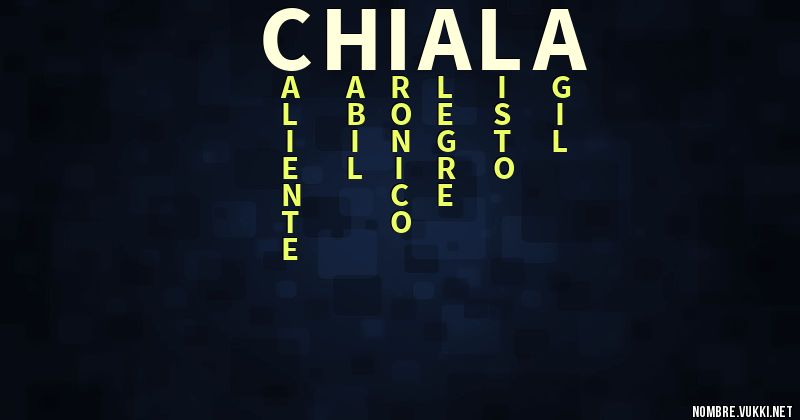 Qué significa chiala