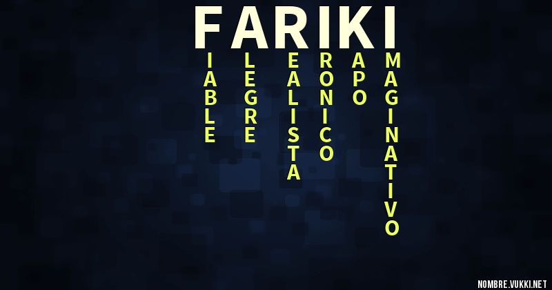 Qué significa fariki