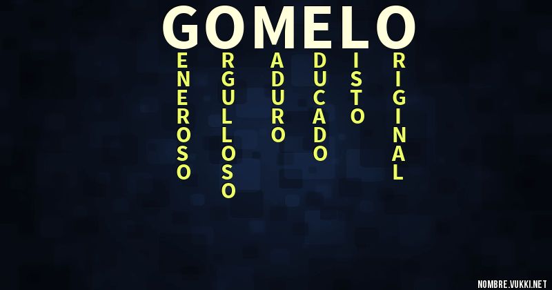 Qué significa gomelo