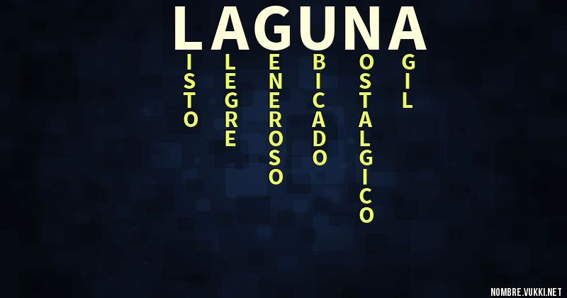 Qué significa laguna