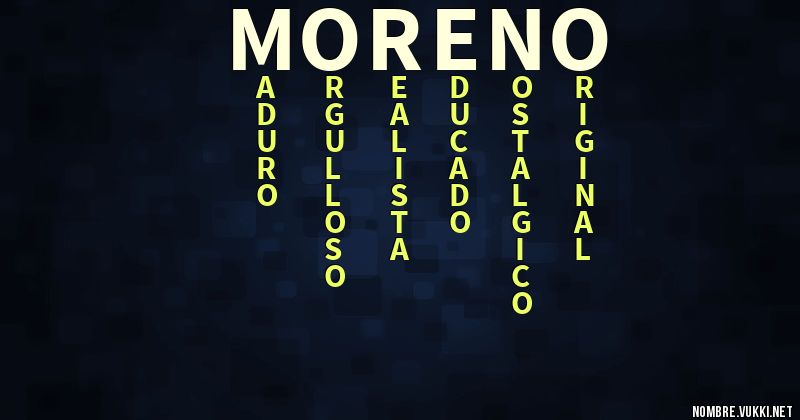 Qué significa moreno