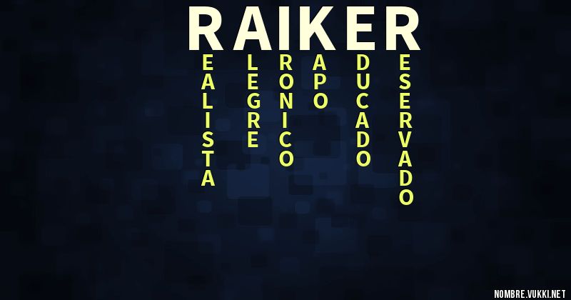 Qué significa raiker