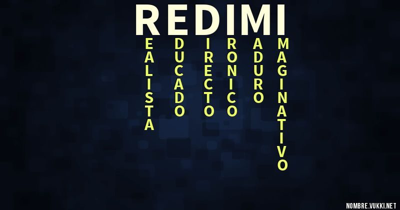 Qué significa redimi2