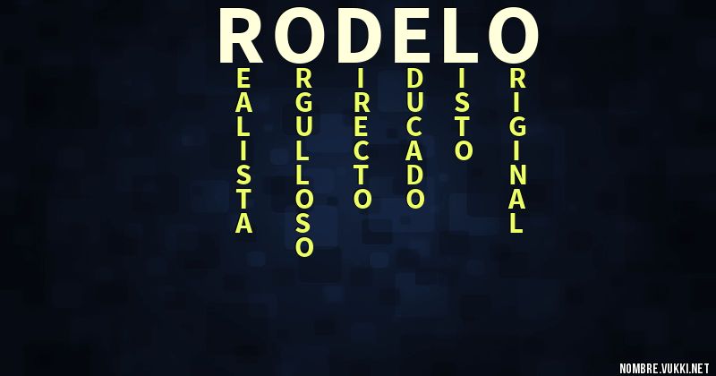 Qué significa rodelo