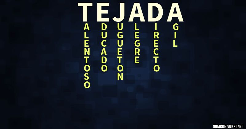 Qué significa tejada