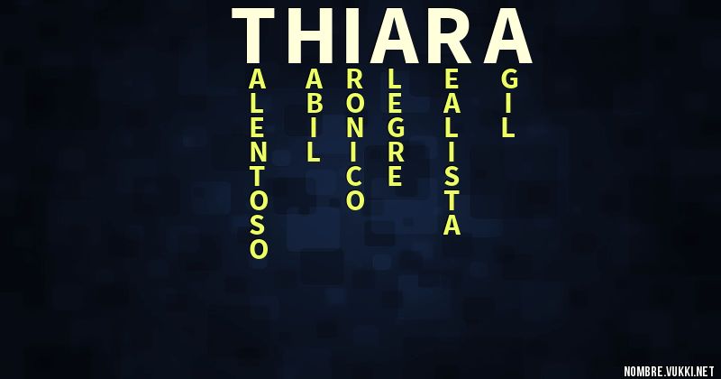 Qué significa thiara