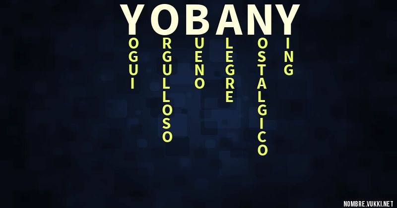 Qué significa yobany
