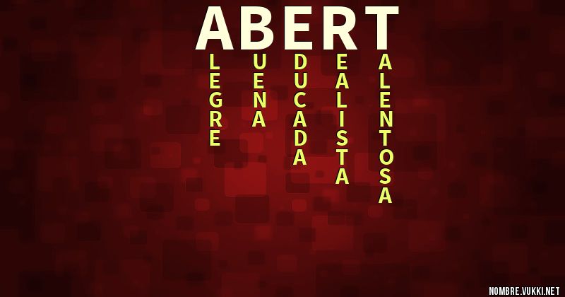 Qué significa abert