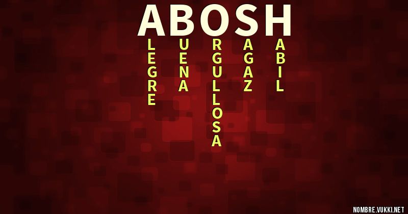 Qué significa abosh