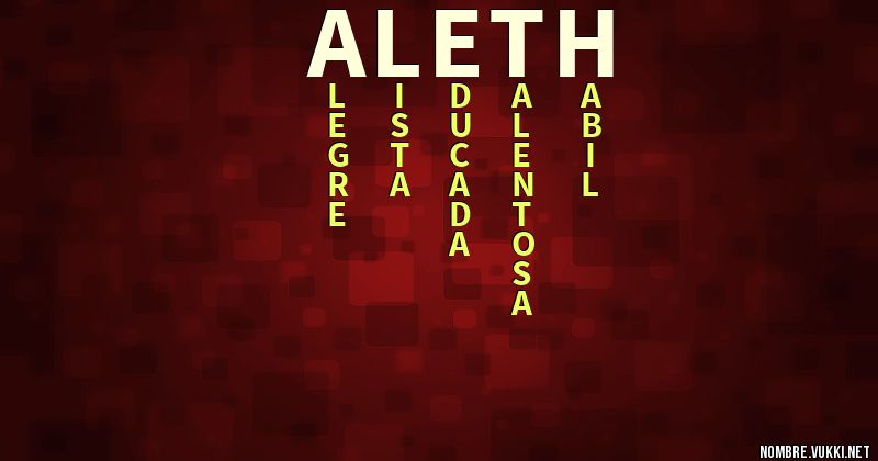 Qué significa aleth