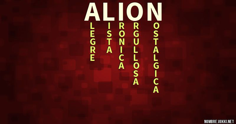 Qué significa alion