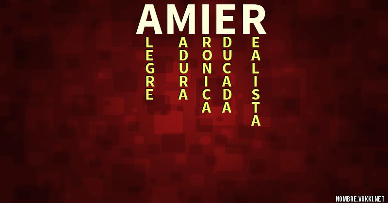 Qué significa amier