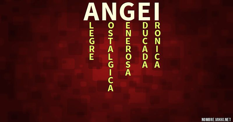 Qué significa angei