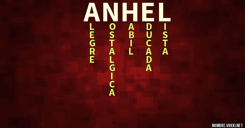 Qué significa anhel
