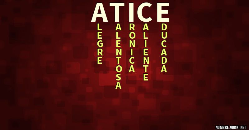 Qué significa atice