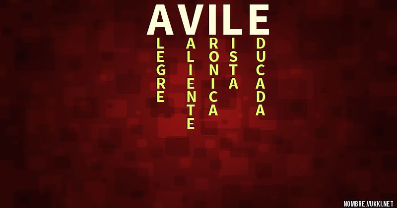 Qué significa avile