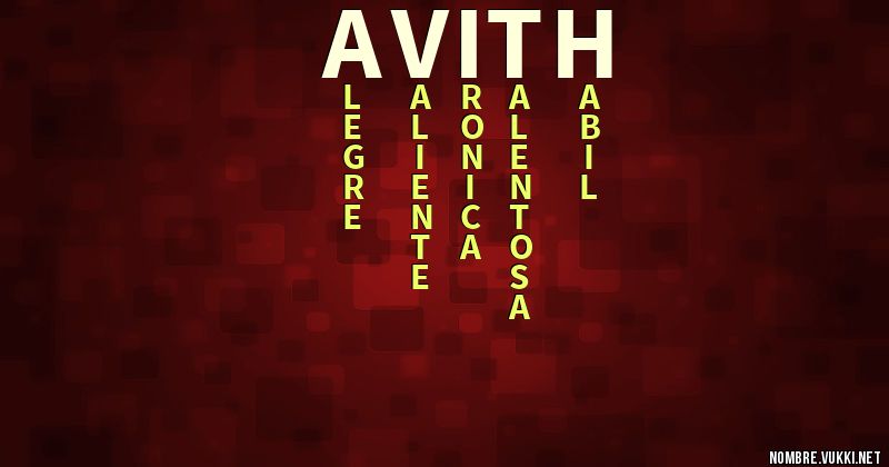 Qué significa avith