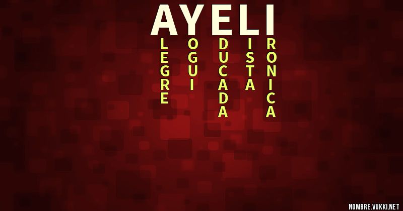 Qué significa ayeli