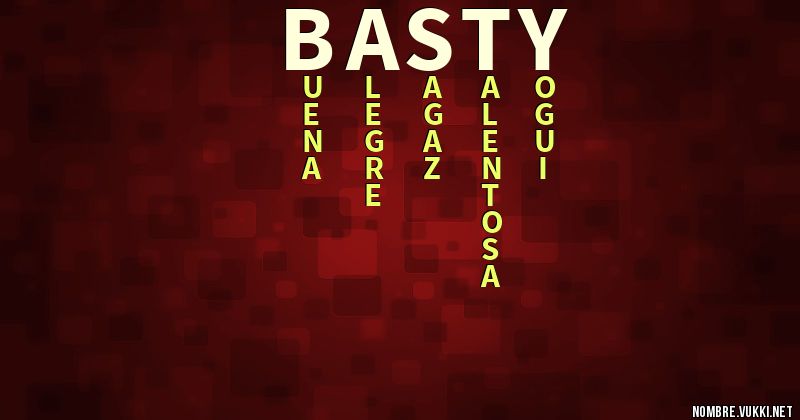 Qué significa basty