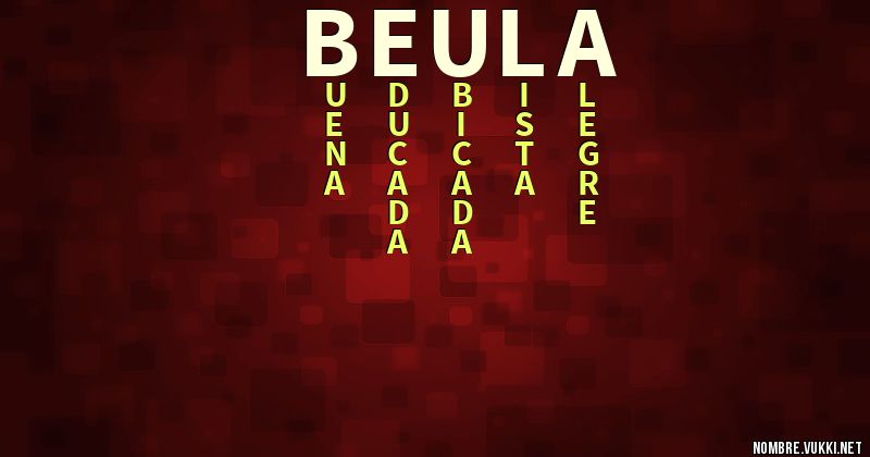 Qué significa beula