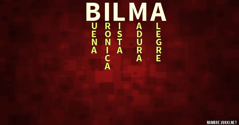 Qué significa bilma