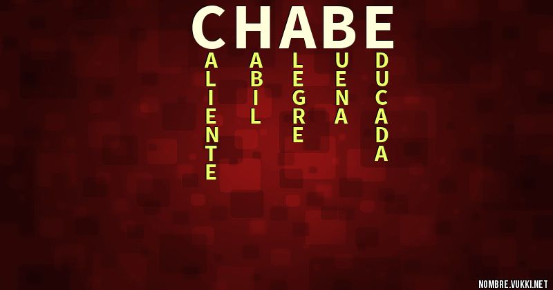 Qué significa chabe