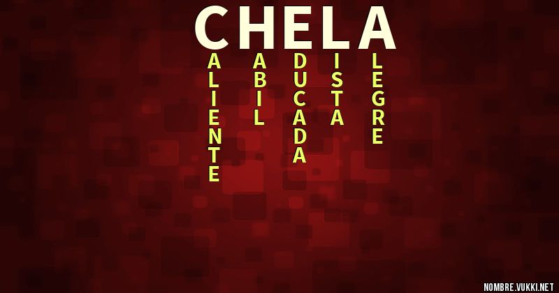 Qué significa chela