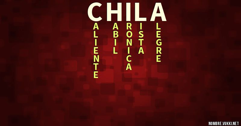 Qué significa chila