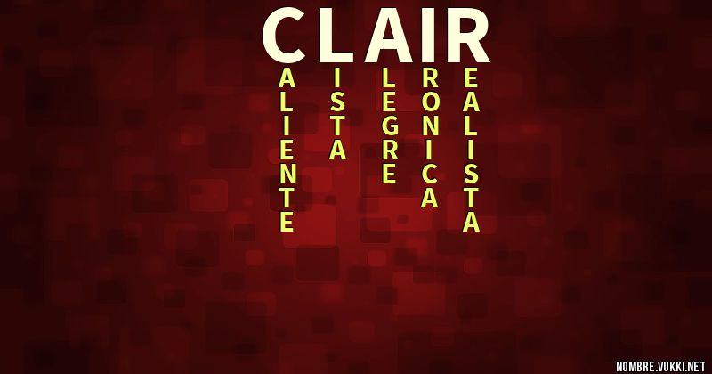 Qué significa clair