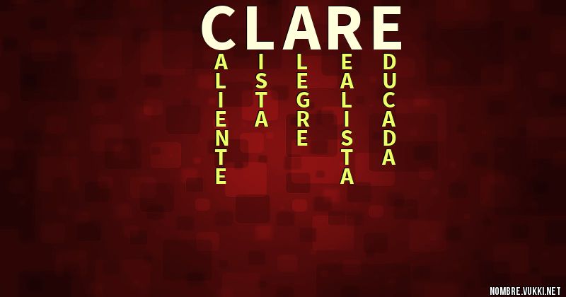 Qué significa clare