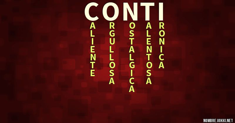Qué significa conti
